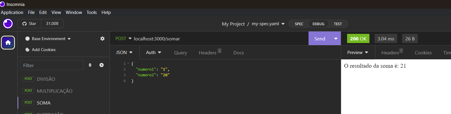 GitHub - willa-borges/calculadora-usando-um-servidor: Criei uma calculadora simples utilizando ...