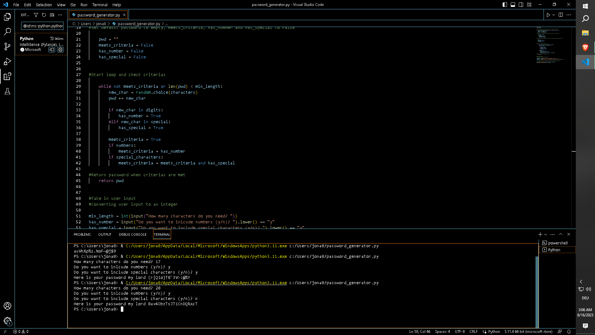 GitHub - ArtyWatts/SimplePasswordGenerator
