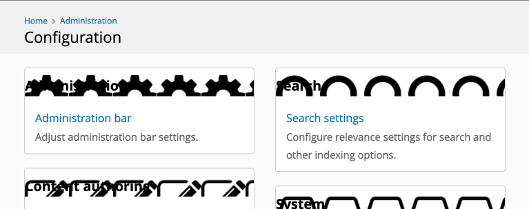 Fixed repeating icons on main Configuration page · Issue #5138 ...
