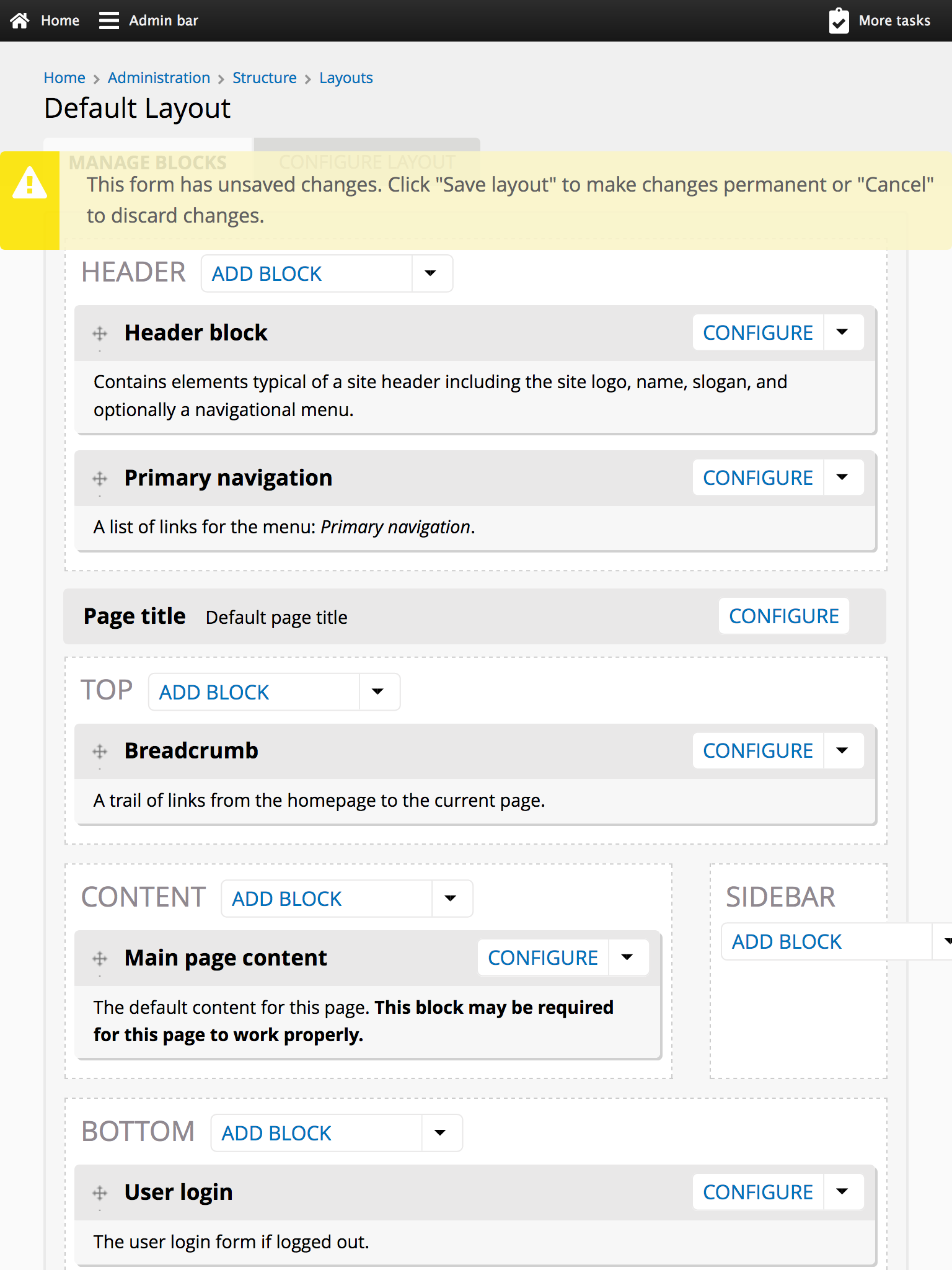 [UX] Figure out a better way to show the "dirty form - needs save to ...