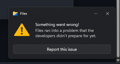 App crashes when selecting files from within a .zip · Issue #13170 · files-community/Files · GitHub