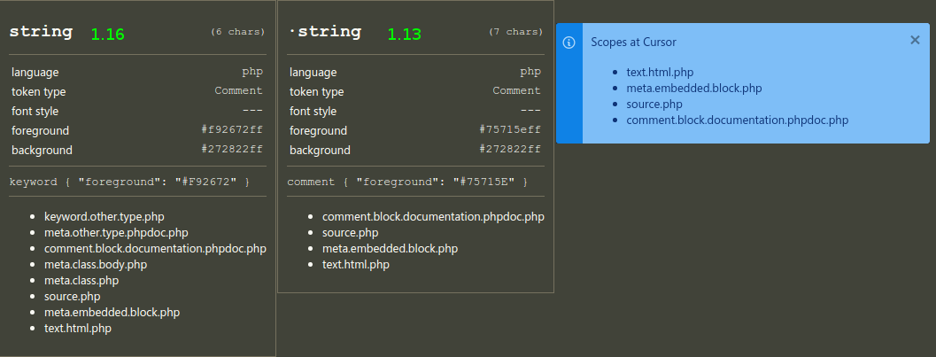 Monokai PHP Syntax Highlighting Broken on New Release · Issue #30500 · microsoft/vscode · GitHub