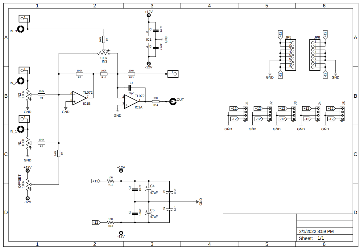 GitHub - dksynth/POWER-MIX: an "Obelisk" replacement for STS Serge ...