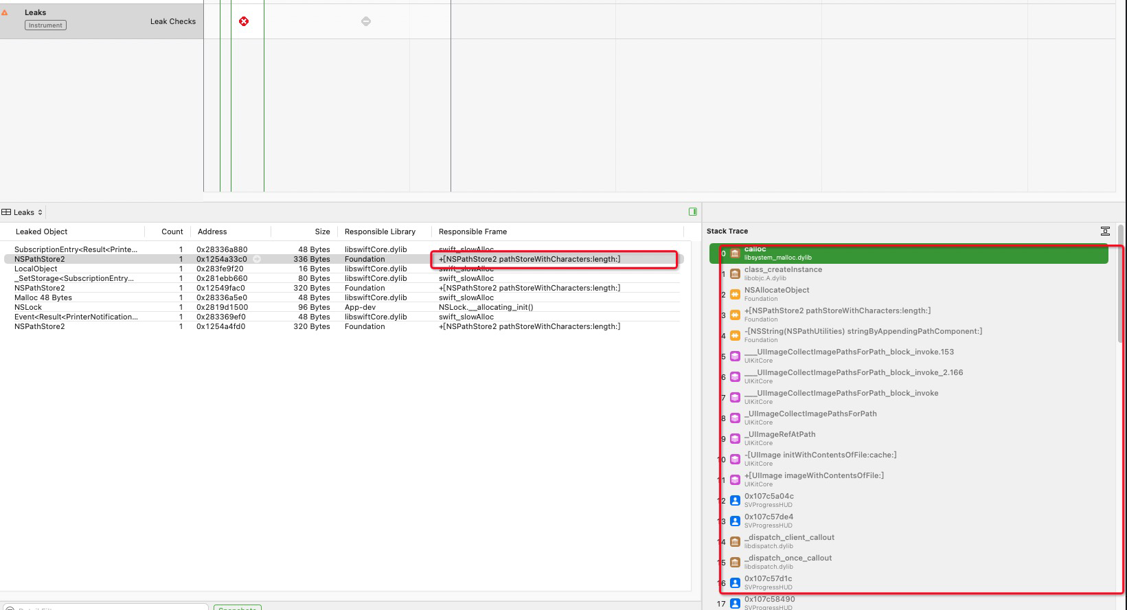 memory leak when config SVProgressHud · Issue #1109 · SVProgressHUD/SVProgressHUD · GitHub