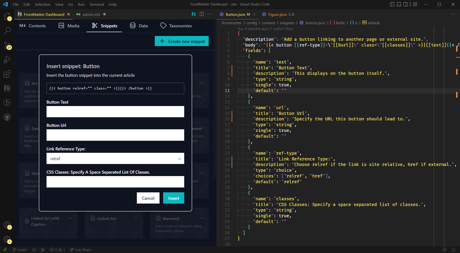 Enhancement: Display description for all input fields · Issue #441 · estruyf/vscode-front-matter ...