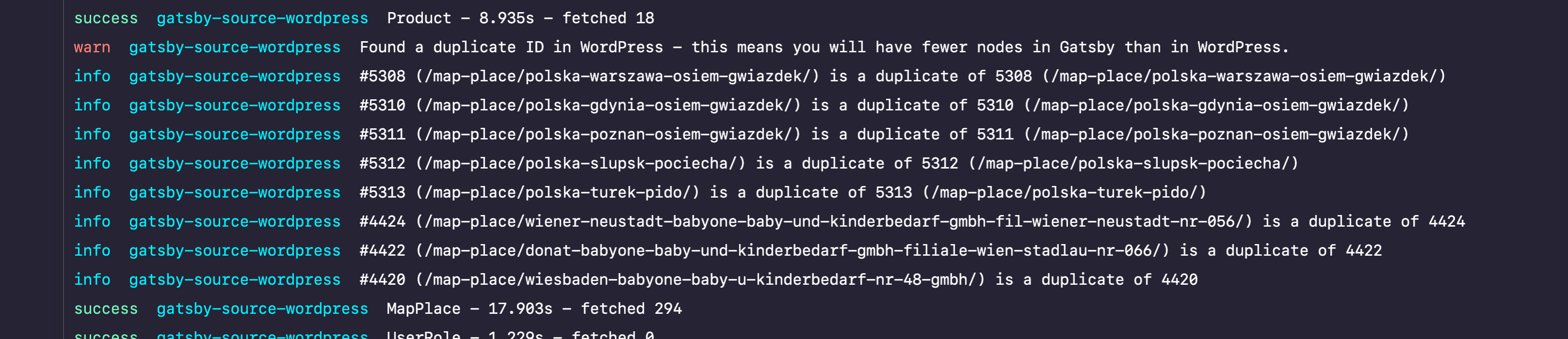 Gatsby Source Wordpress Is Not Getting All Customposttypes Posts From 1269