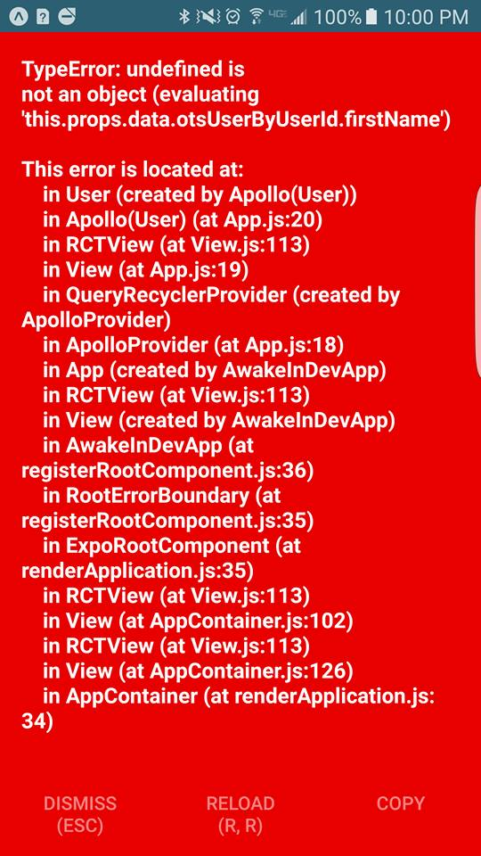 Basic query not working · Issue #1350 · apollographql/react-apollo · GitHub