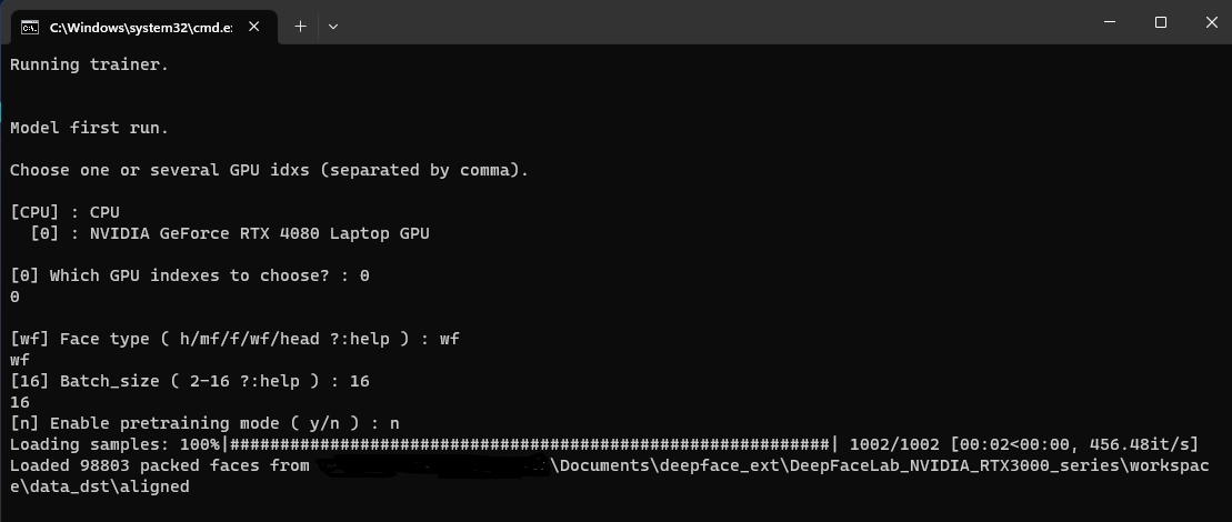 5xseg Train Stuck After Loading Faceset · Issue 5715 · Iperovdeepfacelab · Github 0608