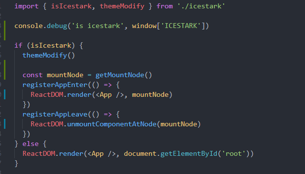 [icestark] please trigger app mount manually via registerAppEnter, app path: · Issue #158 · ice ...