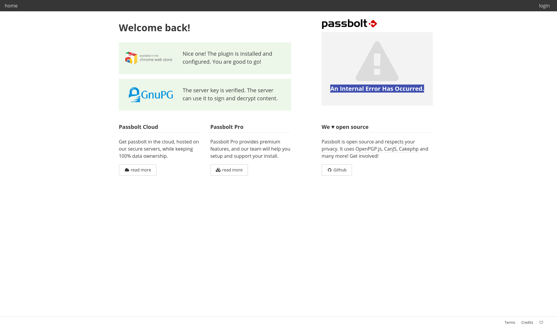 Login Failed · Issue 285 · Passbolt Passbolt Api · Github