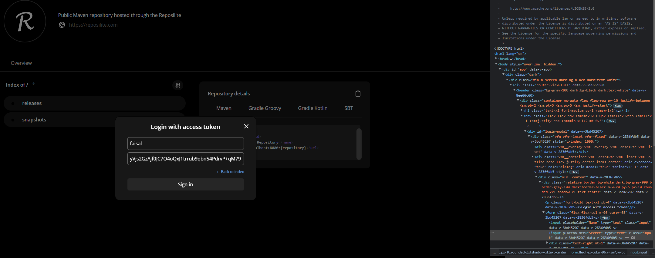 401 Unauthorized - Missing ` ` element in settings.xml · Issue #1455 · dzikoysk/reposilite · GitHub