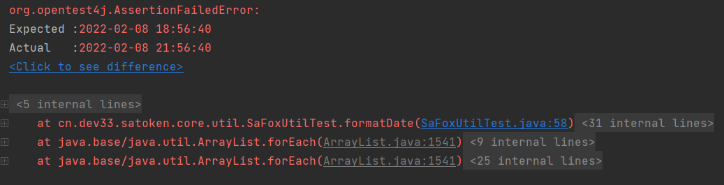 时区不同导致单元测试失败 · Issue #309 · dromara/Sa-Token · GitHub