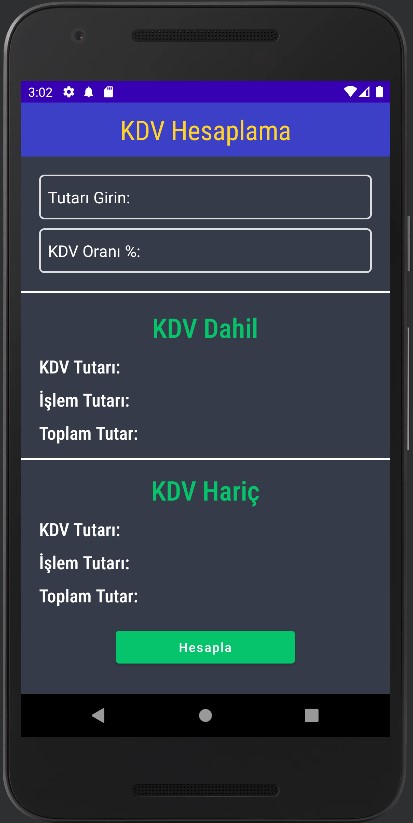 GitHub - emirhanbulbul/KDVHesaplama: Kotlin ile kdv hesaplama uygulaması.