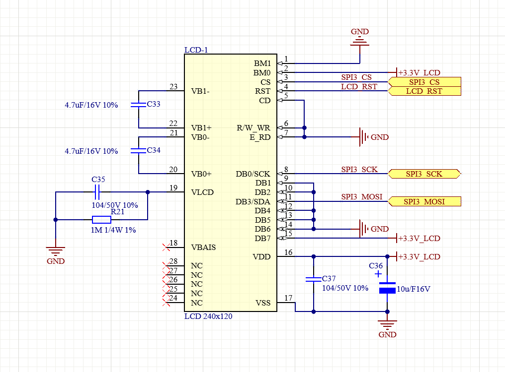 LCD 240x120 UC1608 with STM32F103RCT6 · olikraus u8g2 · Discussion #2240 · GitHub