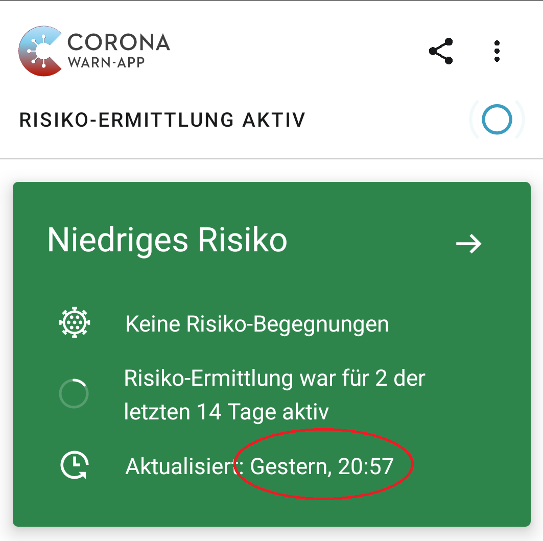 Timestamp of ENF update differs from Corona-Warn-App 1.9.1 updated timestamp · Issue #1332 ...