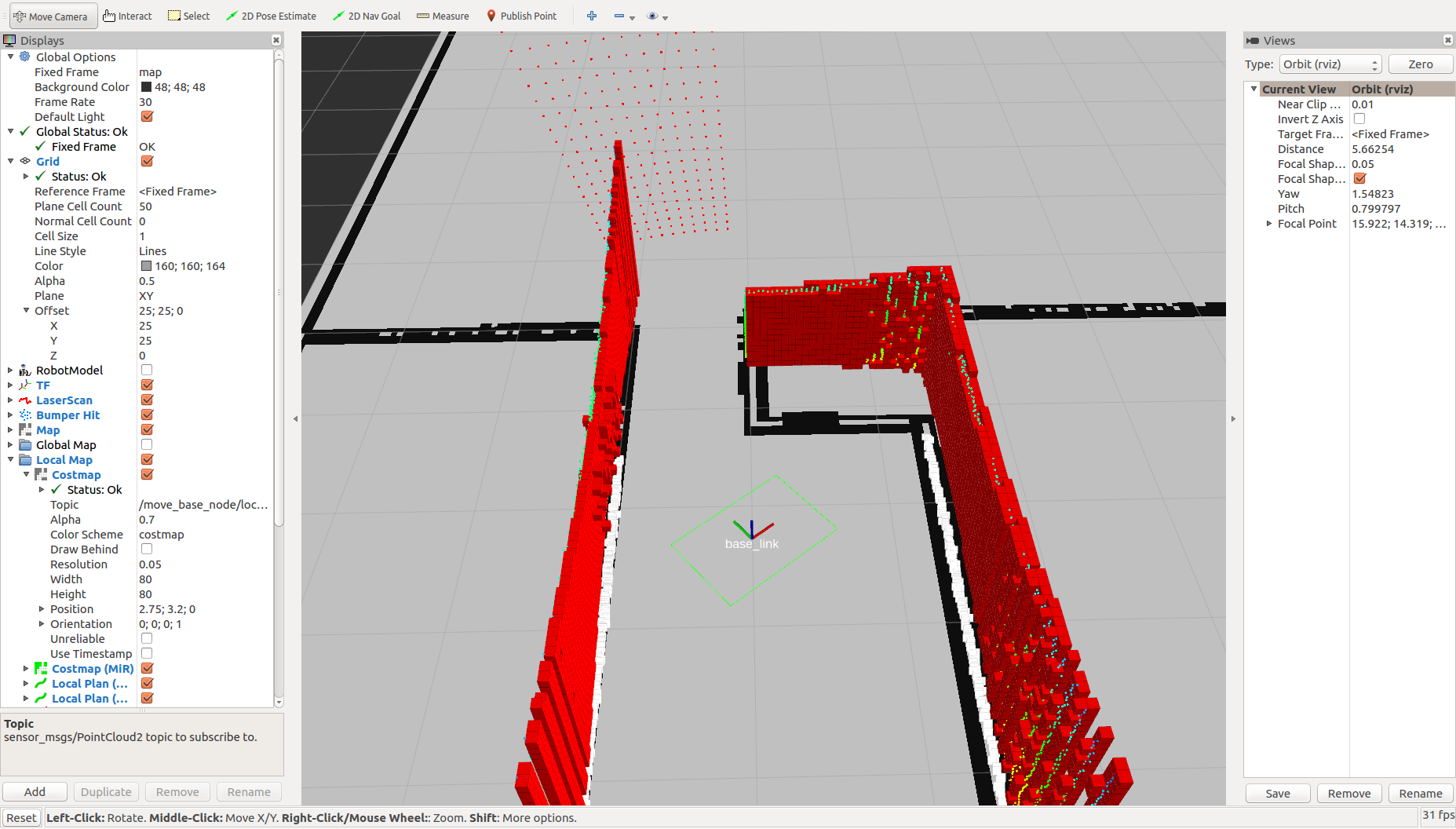 3D Lidar - Voxels are created but the costmap layer is not updated correctly. · Issue #129 ...