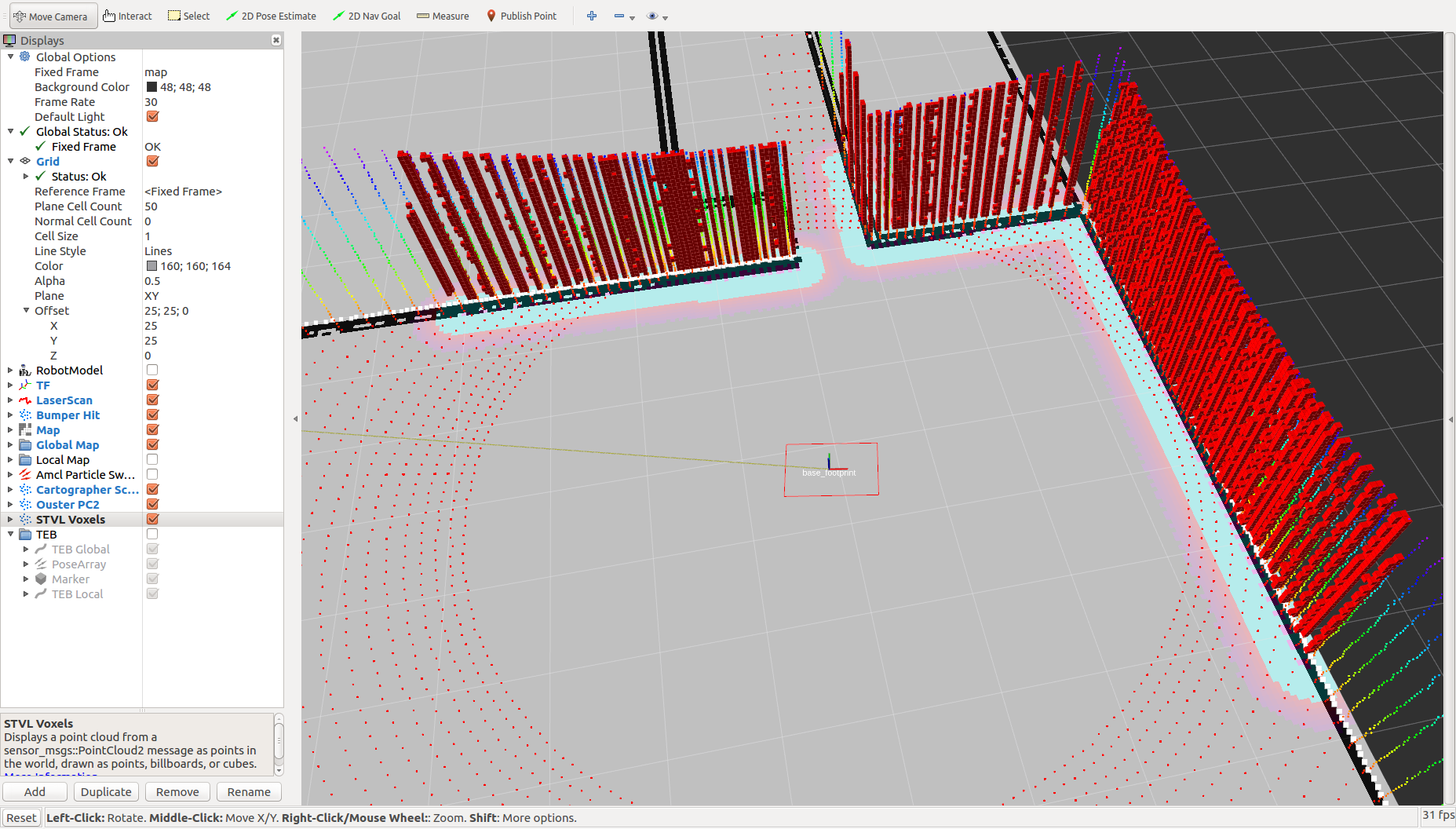 3D Lidar - Voxels are created but the costmap layer is not updated correctly. · Issue #129 ...