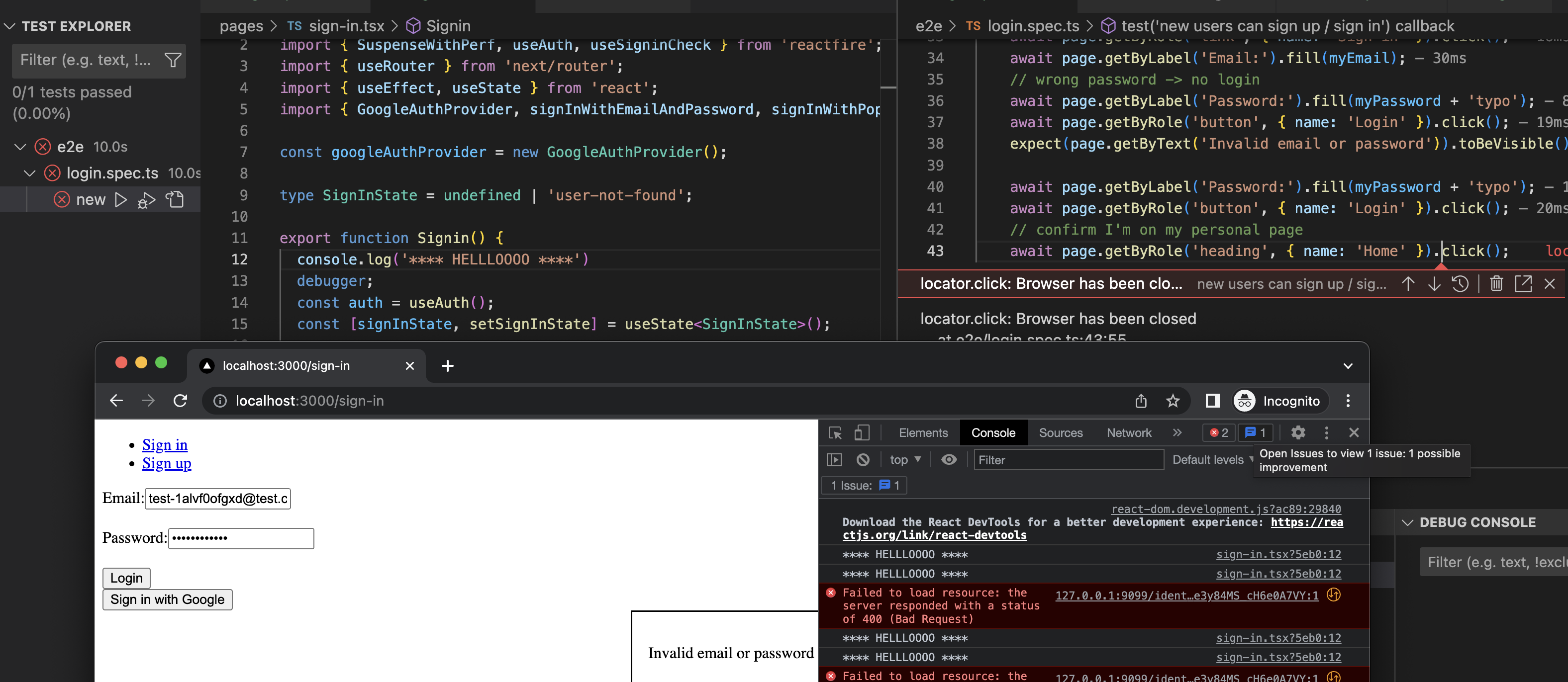 [bug] Playwright Controlled Browser Not Always Loading The Debugger · Issue 21288 · Microsoft