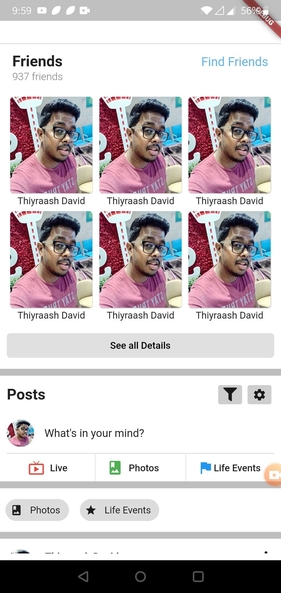 GitHub - RaashVision/fb_clone_flutter: A Facebook Clone built with ...
