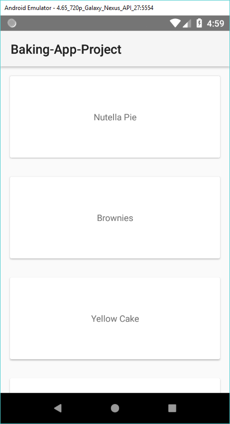GitHub - torbenmoeller/Baking-App-Project: Android app displaying ...