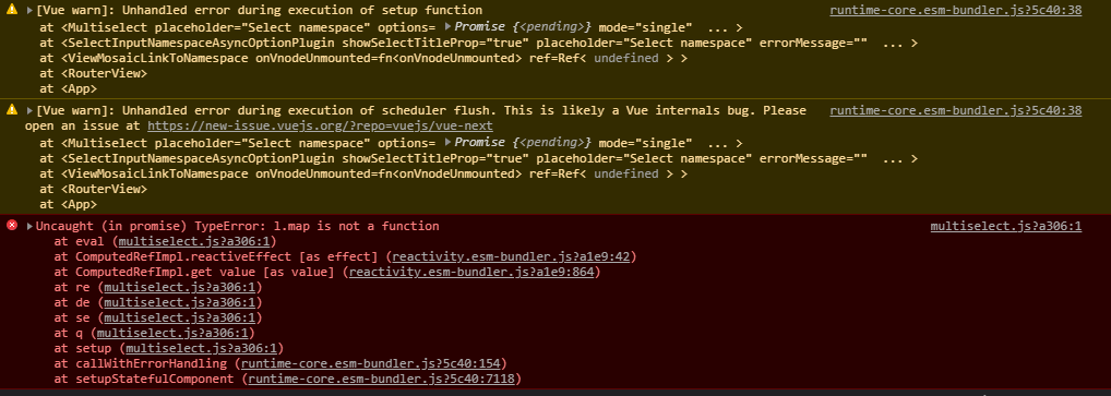 Unable To Get Options From Asyncawait · Issue 89 · Vueformmultiselect · Github 