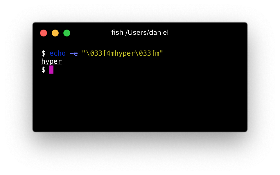 Add Support For Underline ANSI Escape Code In WebGL Renderer Issue
