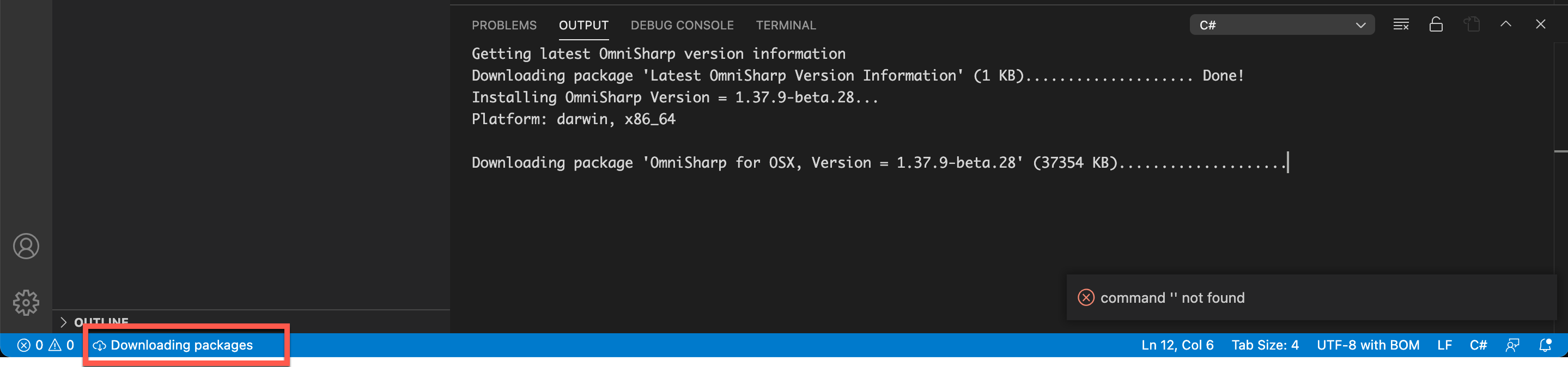Omnisharp 'downloading packages' every time I open VS Code · Issue #4522 · dotnet/vscode-csharp ...