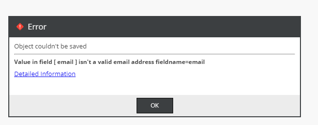 [objects] Backend Validation For Email Data Component Field · Issue 2931 · Pimcore Pimcore · Github