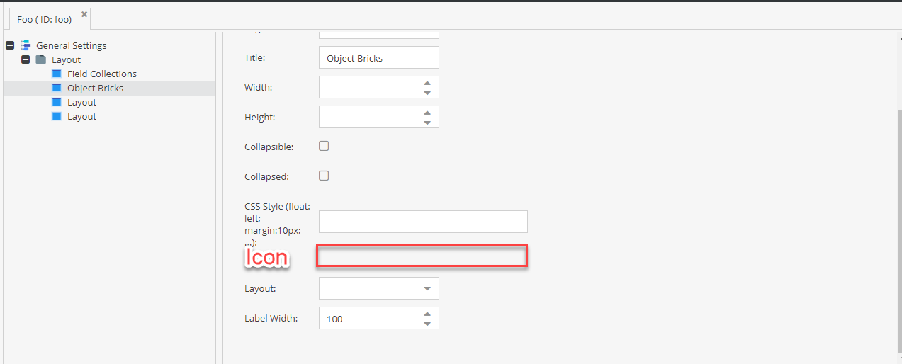 [data Objects] Custom Icons For Panels · Issue 4383 · Pimcore Pimcore · Github