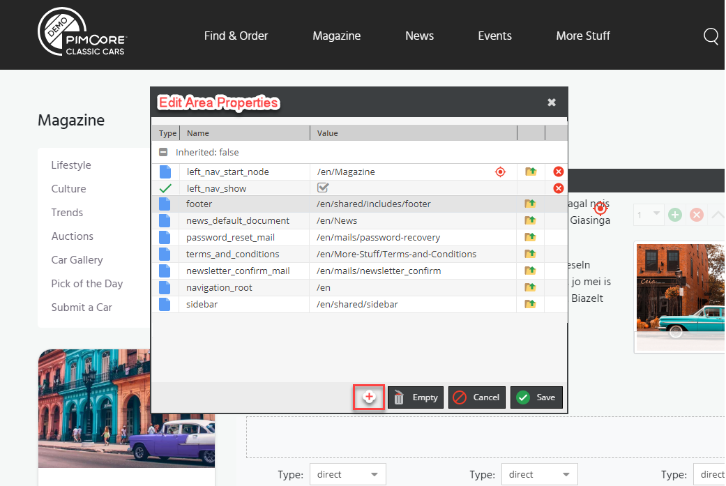 [Document] Properties for Area-Bricks · Issue #6370 · pimcore/pimcore · GitHub