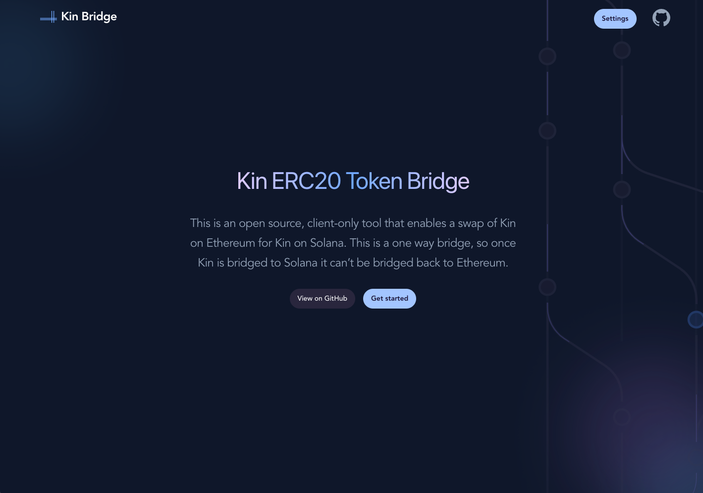 GitHub - erc20bridge/kin: Client for swapping ERC20 Wrapped Kin for Kin