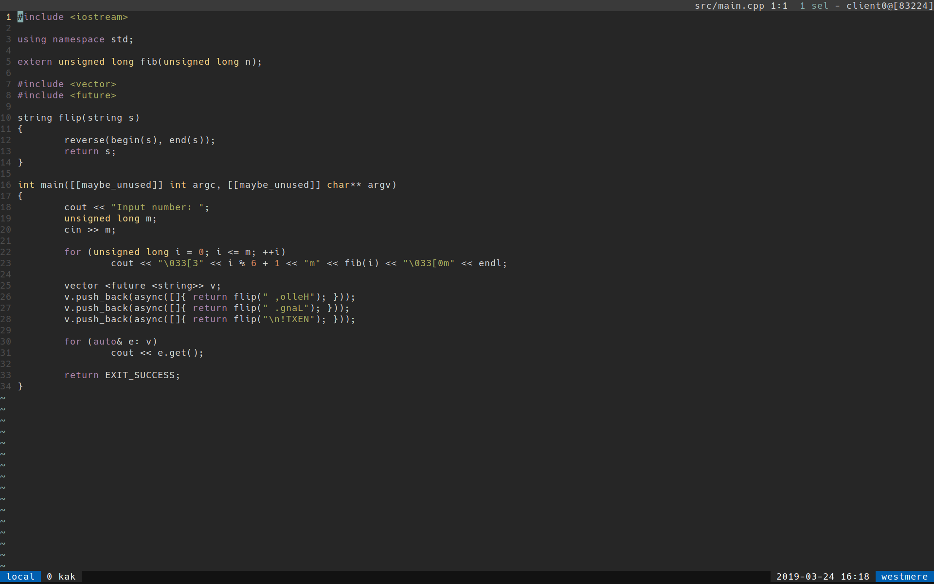 Add highlight for operators in the c-family of languages by cglogic ...