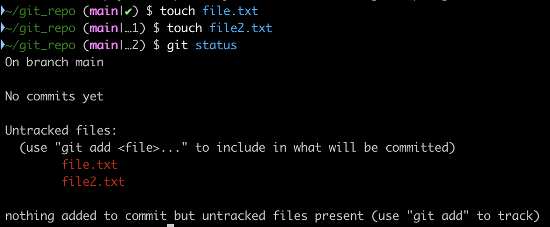 Fix informative vcs to use correct untrackedfiles flag by ...