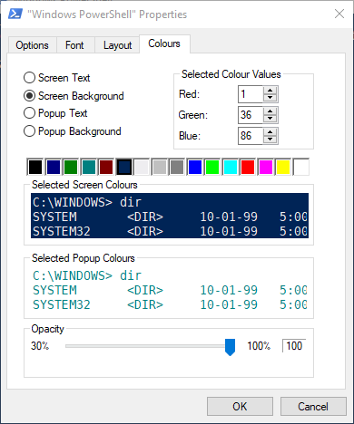 Reset dos not restore foreground/background color on PowerShell ...