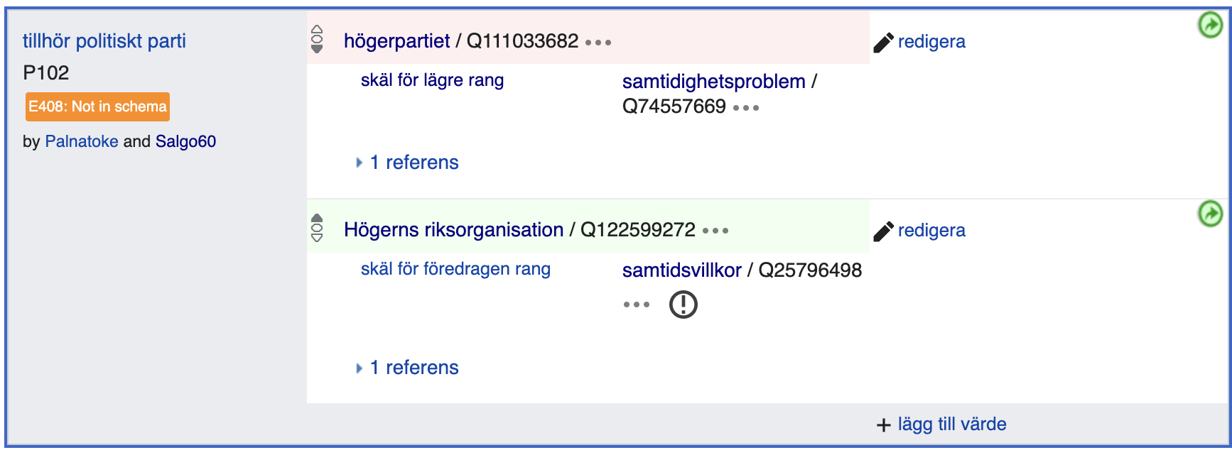 List missing parties and fill out in Wikidata · Issue #349 · welfare-state-analytics/riksdagen ...