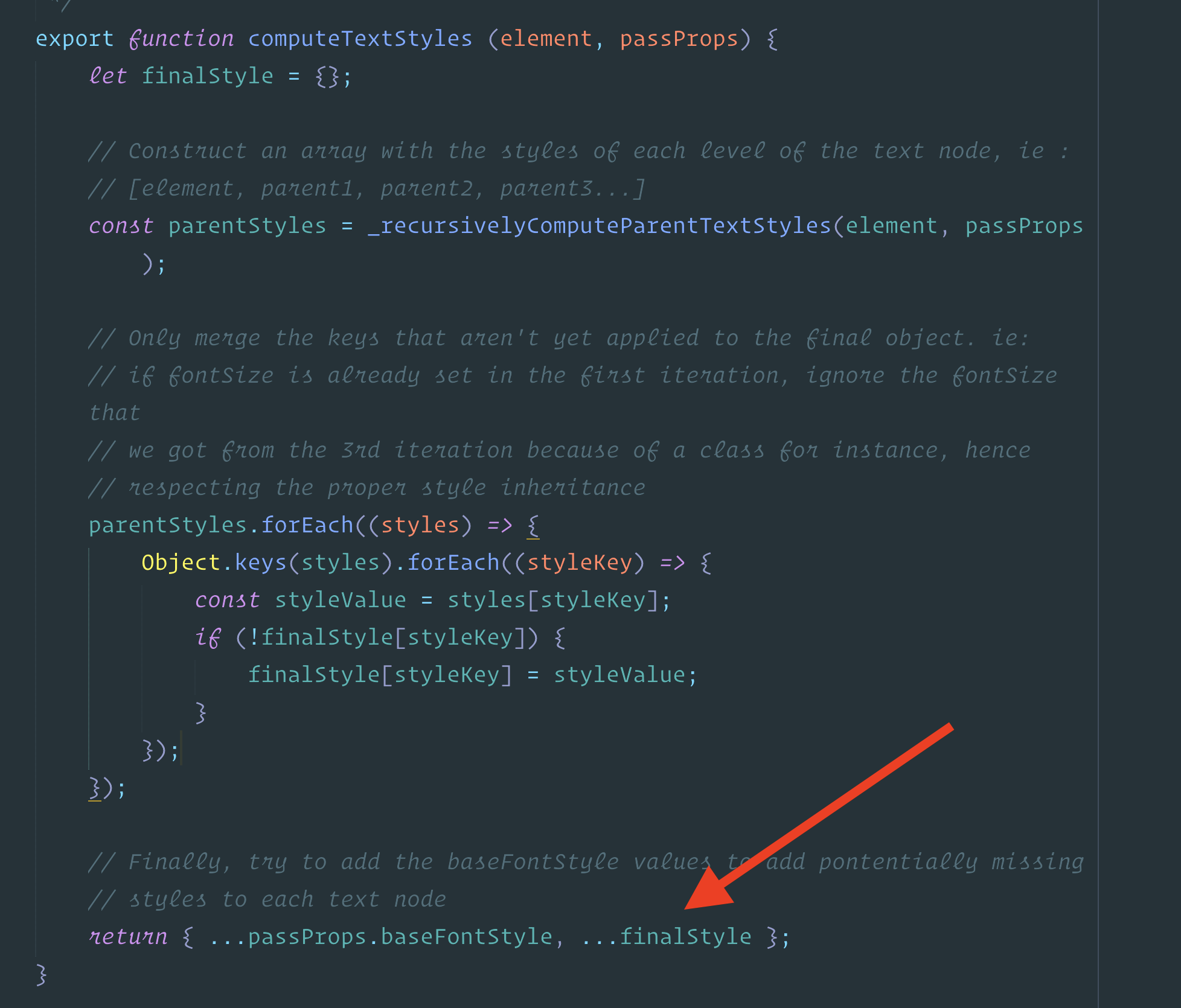 Error "in this environment the sources for assign must be an object" when you pass native style ...