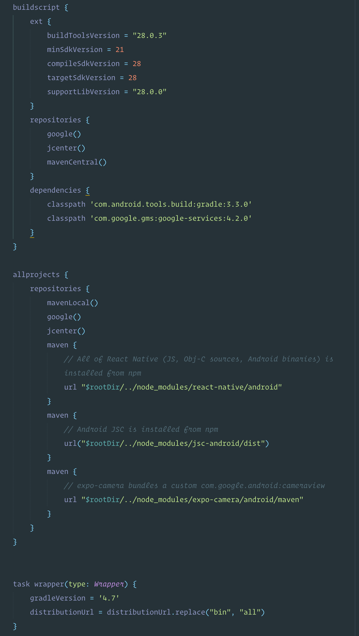[expo-google-sign-in][Android][bare workflow] GoogleSignIn doesn't work on Android in bare React ...