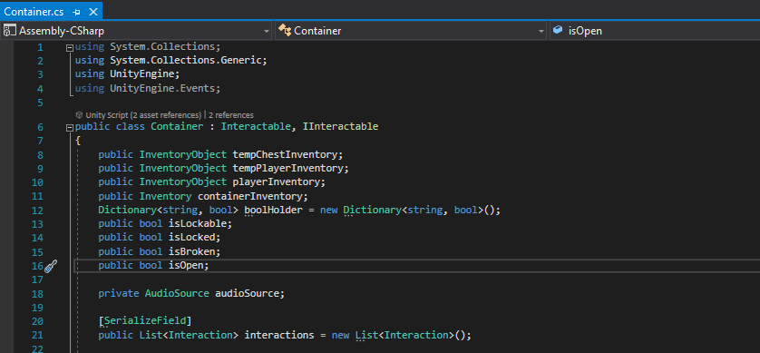 Unity scripts to show dictionaries in the inspector · GitHub