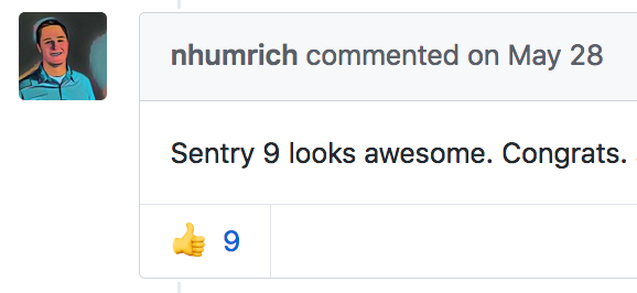 Sentry 9 · Issue #5741 · getsentry/sentry · GitHub