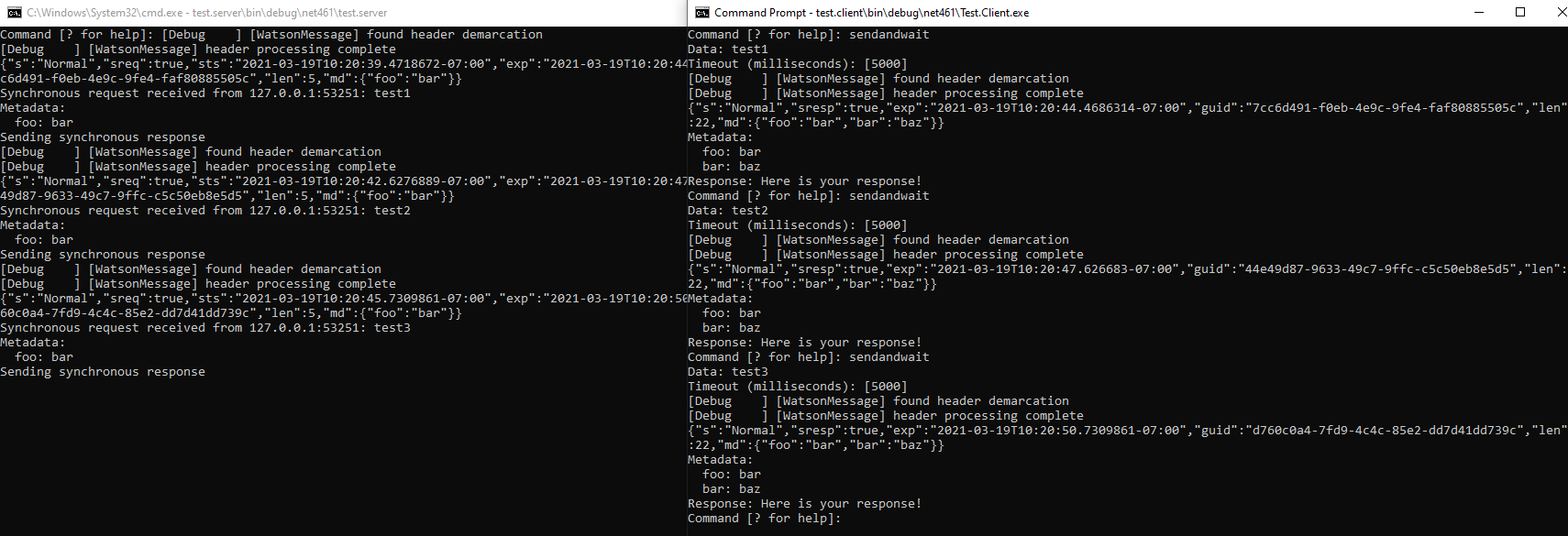 SendAndWait works only the first time · Issue #128 · dotnet/WatsonTcp · GitHub