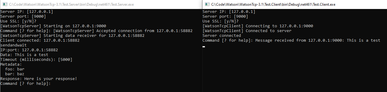 New feature: implement SendRequest · Issue #58 · dotnet/WatsonTcp · GitHub