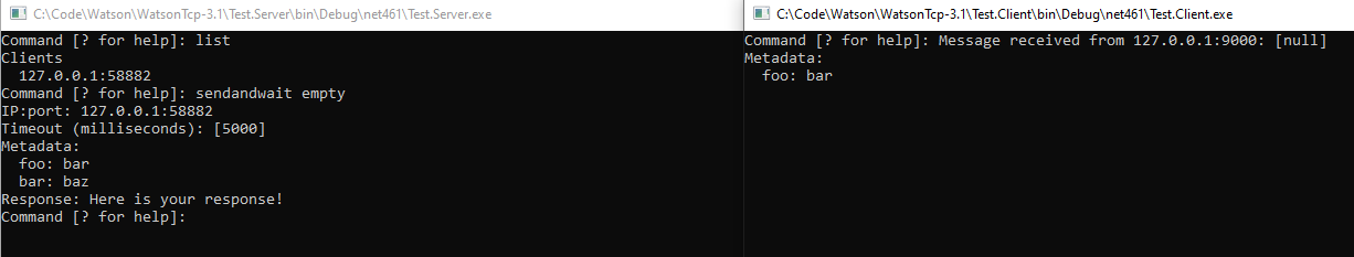 New feature: implement SendRequest · Issue #58 · dotnet/WatsonTcp · GitHub