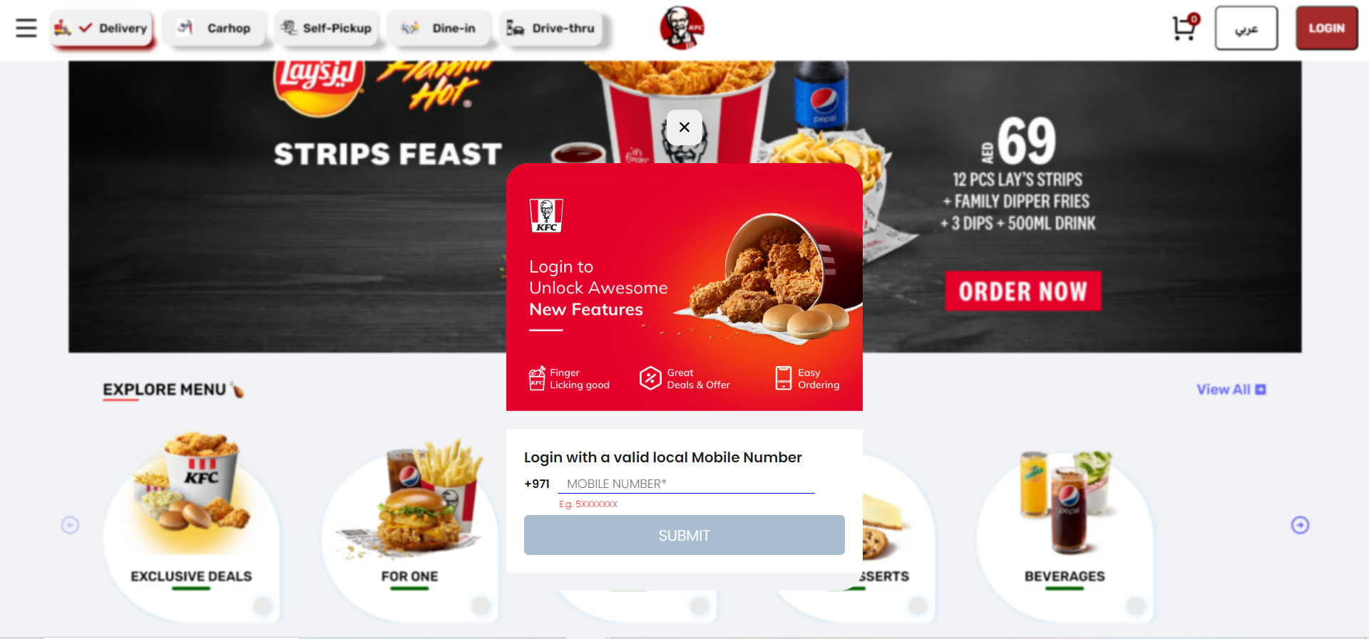 GitHub - tjn20/KFC-Clone-Website: Full Stack KFC Clone Website with Cart Functionality for ...