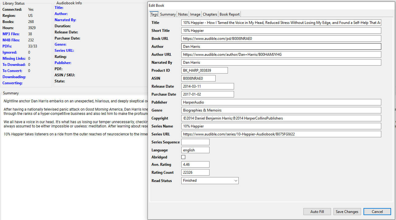 Audiobook Info not populating · Issue #1247 · openaudible/openaudible · GitHub