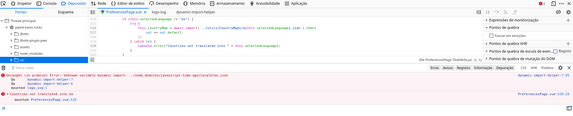 Esperanto translation doesn't appear, although it's 100 % translated · Issue #1646 · TeamPiped ...