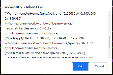Received error message when using the Warrior SIM tool with an Arms specification. · Issue #3450 ...