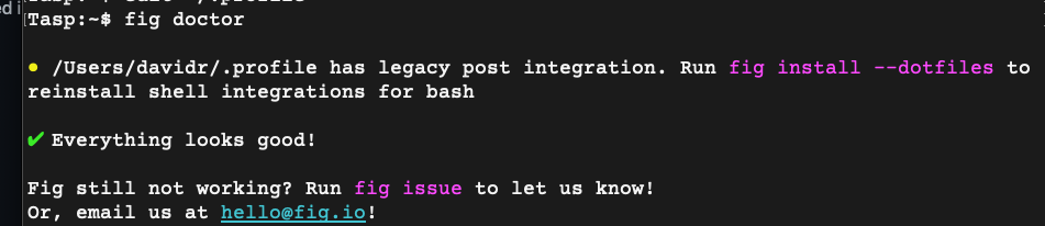 fig not working in bash, built in terminal, macos 10.14.6 · Issue #1372 · withfig/fig · GitHub
