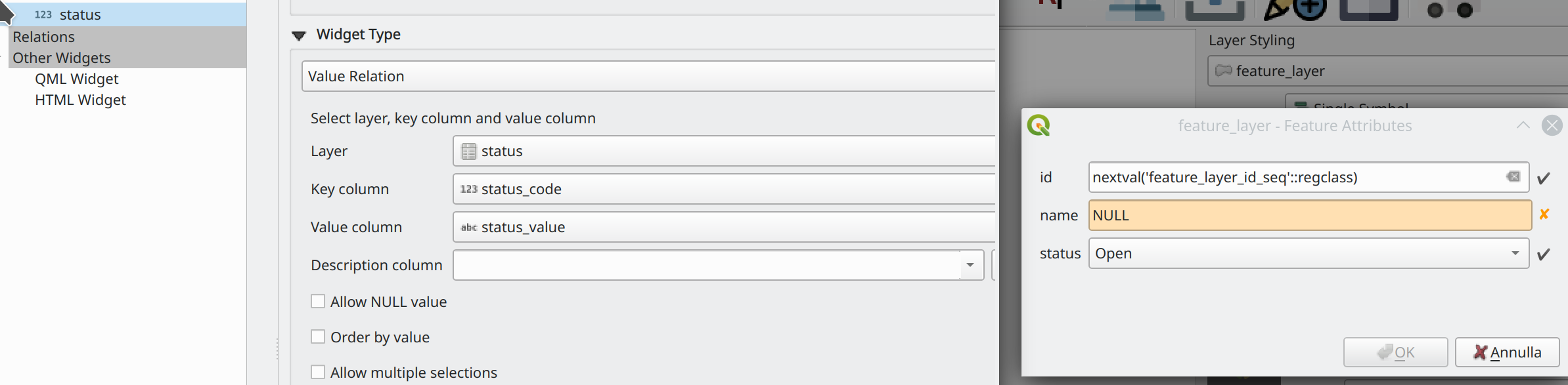 Attribute Form Value Relation Doesn't Respect Column Default · Issue #41951 · qgis/QGIS · GitHub