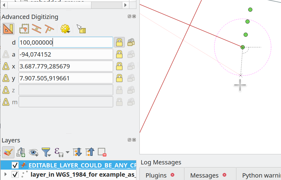 Advanced digitizing works wrong with Snapping · Issue #46352 · qgis/QGIS · GitHub