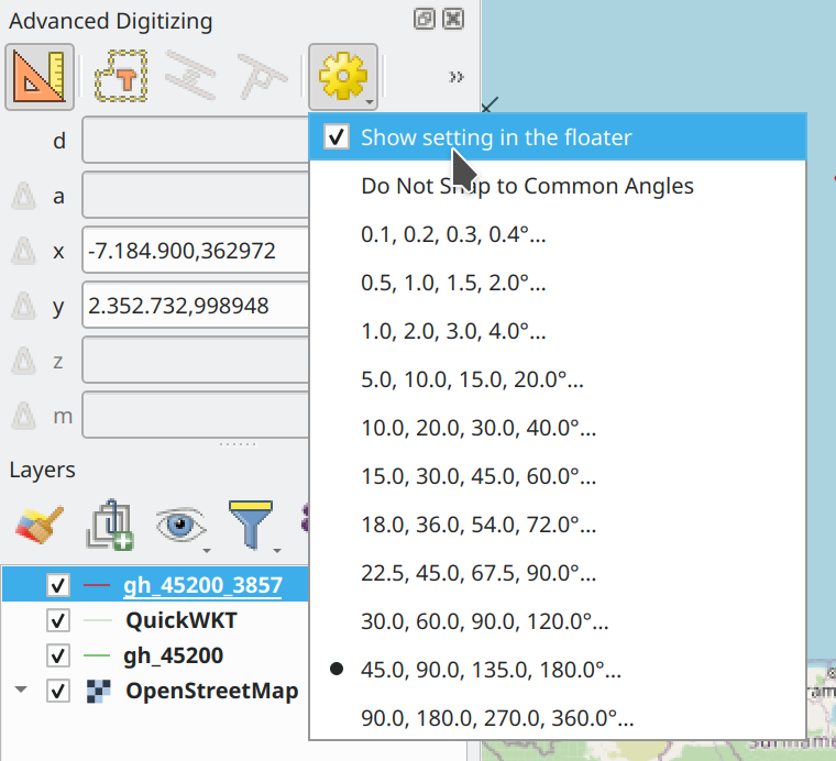 [feature] Advanced Digitizing: more common angle options (Request in QGIS) · Issue #8239 · qgis ...